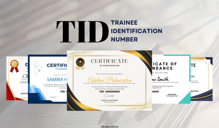 Trainee Identification Number-TID: Definition & Meaning - Indiaactive